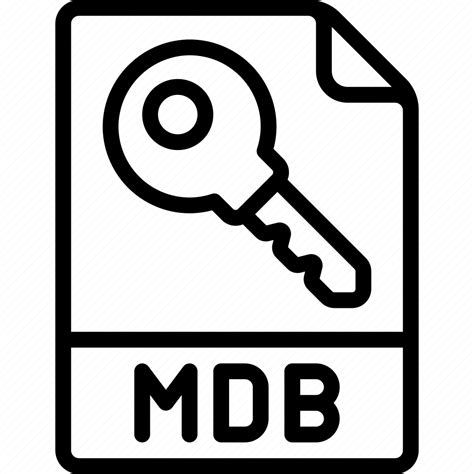 mdb file document filetype documents icon download on iconfinder