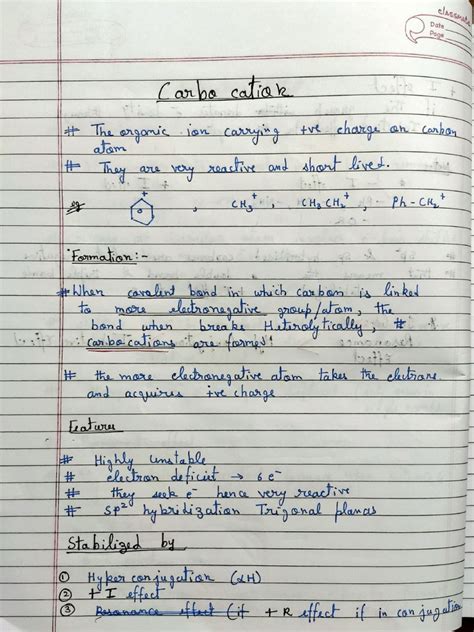 Carbocation And Rearrangement Pdf