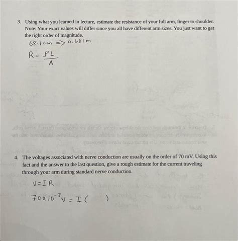 Solved 3 Using What You Learned In Lecture Estimate The