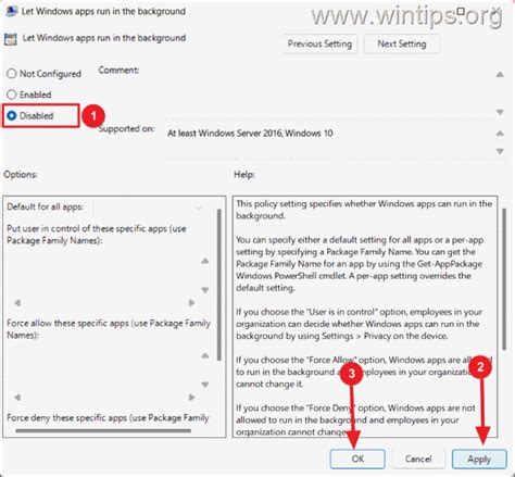 How To Disable Background Apps In Windows WinTips Org
