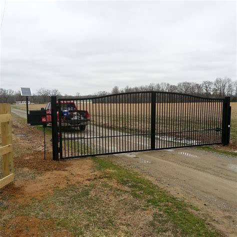 Curve Sliding Automatic Wrought Iron Door Steel Metal Swing Gate