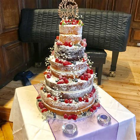 Naked Wedding Cakes Bears Bakery