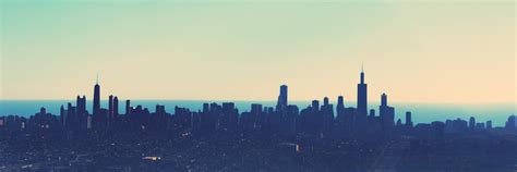 1200x400 Chicago City Skyline 1200x400 Resolution Wallpaper Hd City 4k