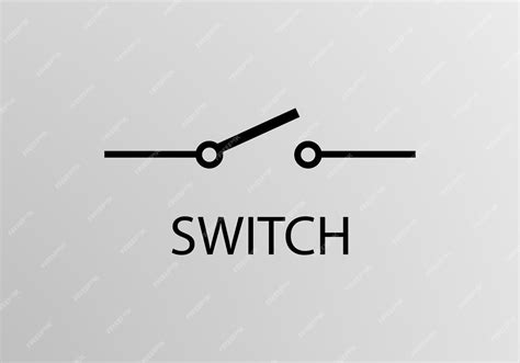 Premium Vector Switch Symbol Vector Symbol Design Engineering Symbols