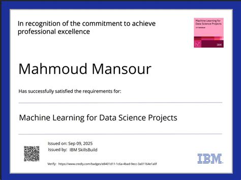 Machinelearning Datascience Ibm Lifelonglearning Mahmoud Mansour