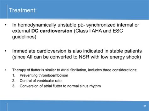 Atrial Flutter Afl Management Principals Pptx Ear Nose And Throat Conditions Diseases
