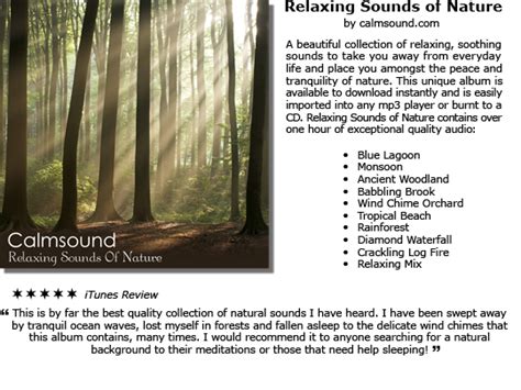 Relaxing Sounds Of Nature The Pure Meditation Album Tradebit