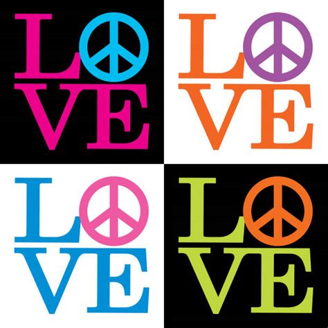 1500 Purple Peace Sign Stock Illustrations Royalty Free Vector