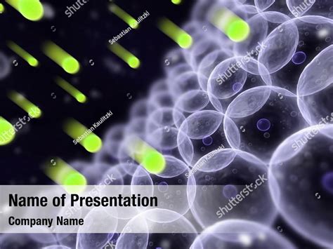 Cell Membrane PowerPoint Template Cell Membrane PowerPoint Background