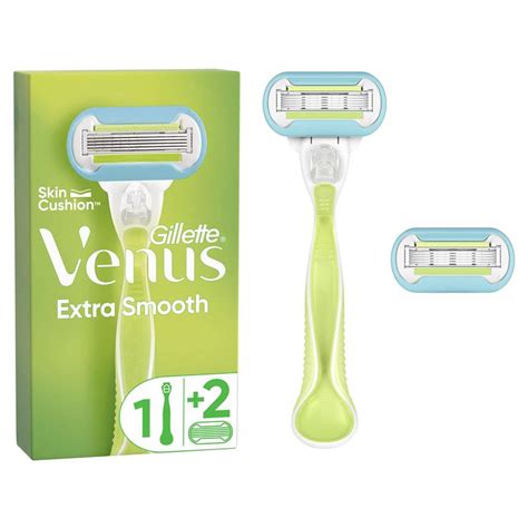 Buy Gillette Venus Extra Smooth Razor Handle 2 Blade Refills Online At Chemist Warehouse®
