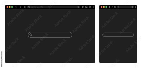 Browser Website Mockup Template Internet Browser Search Engine Search
