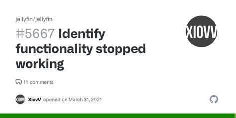 Identify Functionality Stopped Working Issue Jellyfin Jellyfin GitHub