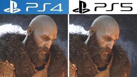 God Of War Ragnarok PS Vs PS Graphics Comparison FPS Test YouTube