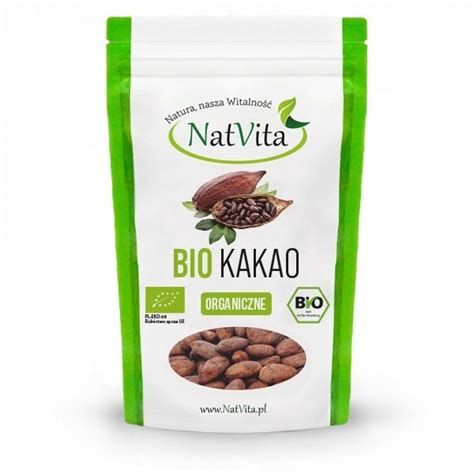 NatVita Bio Kakao Criollo całe ziarna g NatVita Sklep EMPIK