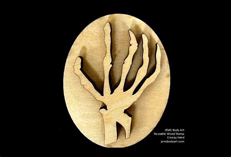 Creepy Hand Jems Body Art