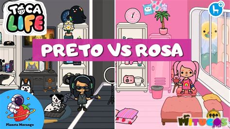 PRETO E ROSA TOCA LIFE QUARTO DA WANDINHA YouTube