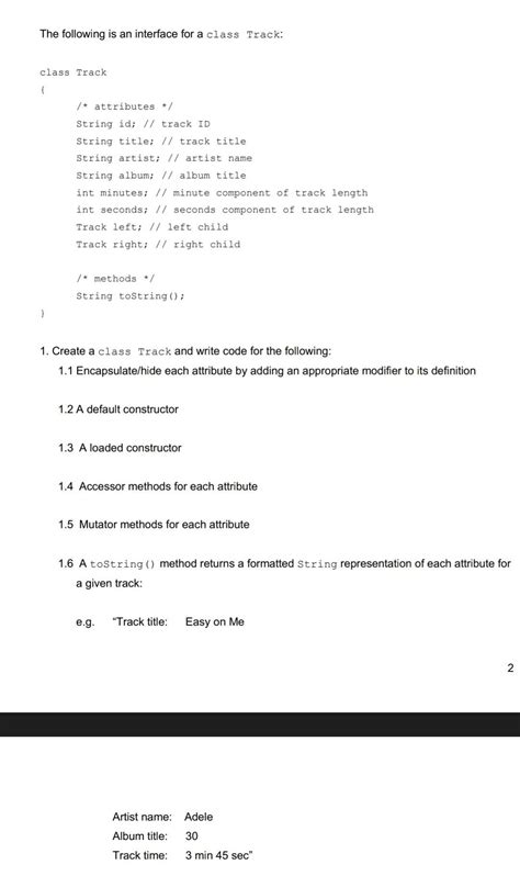 Solved Instructions This Will Test And Apply Your Knowledge