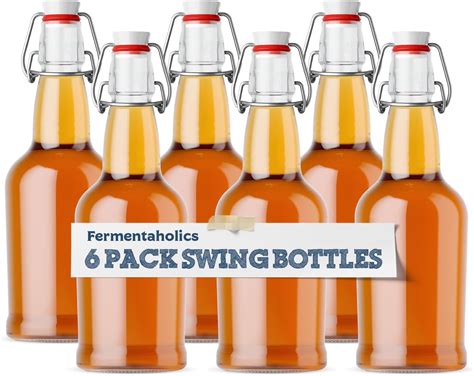 Fermentaholics 6 Pack Glass Swing Top Bottles Flip Philippines Ubuy