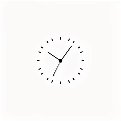 Premium Vector Minimal Clock Icon Vector Premium Vector Minimal Clock Icon Vector