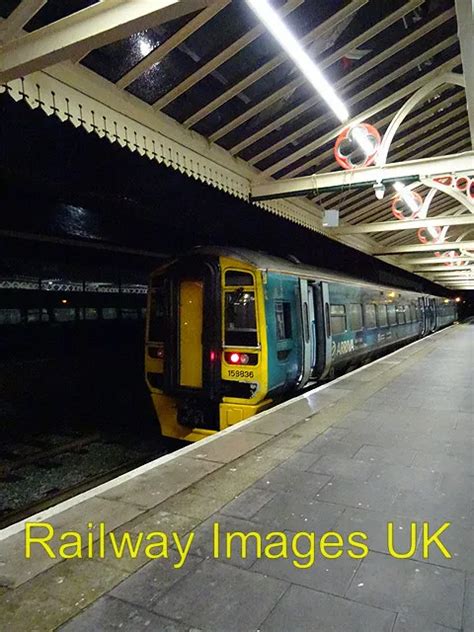 Railway Photo Class 158 Dmu Arrival At Aberystwyth C2015 £200