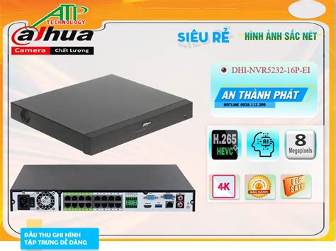Đầu Ghi Hình Dahua Dhi Nvr5232 16p Ei Camera Quan Sát