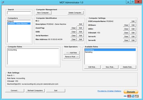 New Superior Admin Tool For The Mdt Database By Christian Wistberg