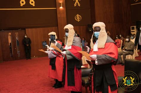 President Akufo Addo Swears In Six Appeal Court Justices DailyGuide