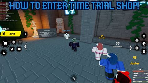 How To Enter Time Trial Shop Anime Fighters Simulator Youtube
