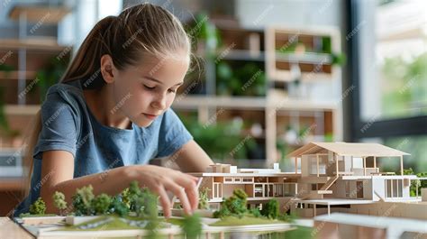 Students Crafting Sustainable Architecture Models In Classroom Students Crafting Sustainable Architecture Models In Classroom