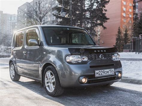 Novosibirsk Russia November 06 2022 Nissan Cube Editorial