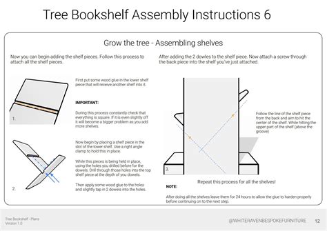Diy Tree Bookshelf Plans Build A Stunning Book Storage Etsy
