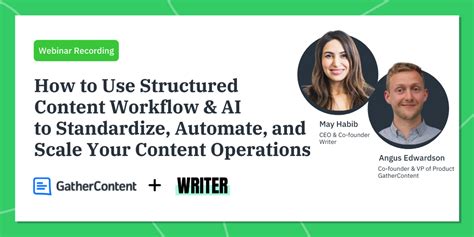 How To Use Structured Content Workflow And Ai To Standardize Automate
