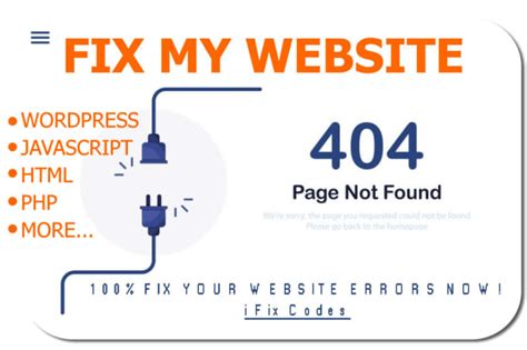 Help Fix Website Errors And Bugs Or Make Website Changes And Updates By Xpertc Fiverr