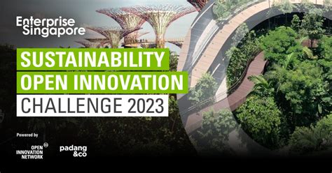 Sustainability Open Innovation Challenge 2023 Over S3000000 In