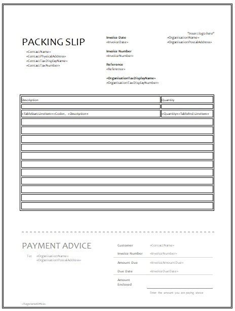 Shipping Packing List Template Word And Excel Excel TMP