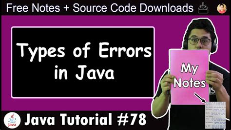 Errors Exception In Java YouTube
