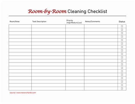 Free Cleaning Templates Pdf Word Excel