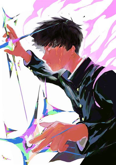 Kageyama Shigeo Mob Psycho 100 Drawn By Qiiyu Danbooru