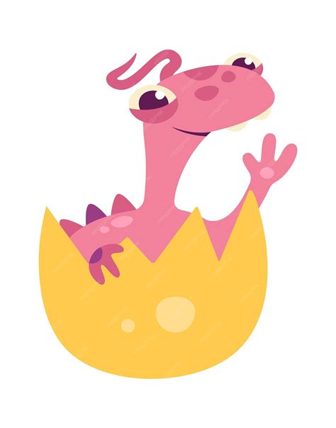 Premium Vector Dinosaur In Egg Shell