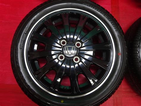 イボ付き ホンダ N Box カスタム純正15インチホイール 4本 45j 45 4h 100 Bs Ecopia Ep150 165