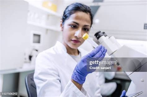 Lab Test Tube Microscope Photos And Premium High Res Pictures Getty