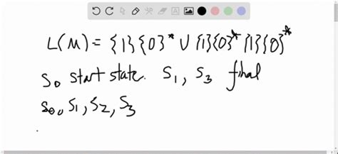 SOLVED Find A Deterministic Finite State Automaton That Recognizes The Same Language As The