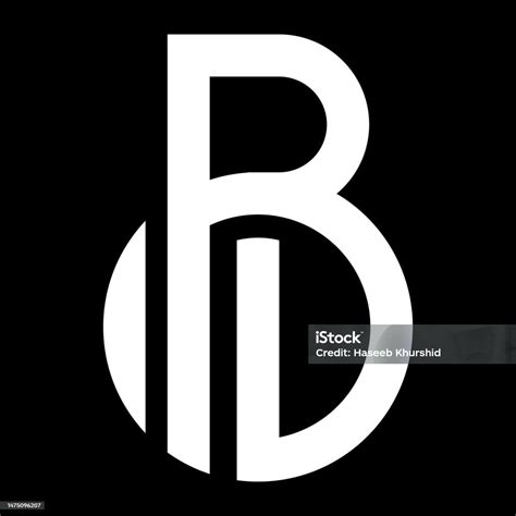 Logo Bd Minimal Ikon Huruf Db Dengan Latar Belakang Mewah Ide Logo
