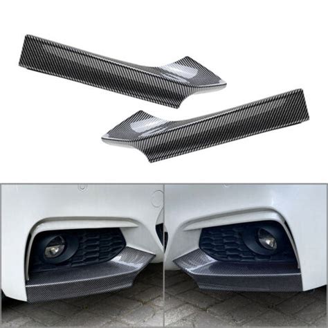 Front Bumper Side Air Vent Splitter Lip For Bmw 2 Series F22 F23 M