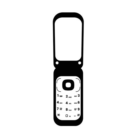 Flip Cell Phone Outline