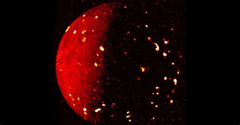 Nasa Spacecraft Snaps Incredible Image Of Volcano Covered Moon