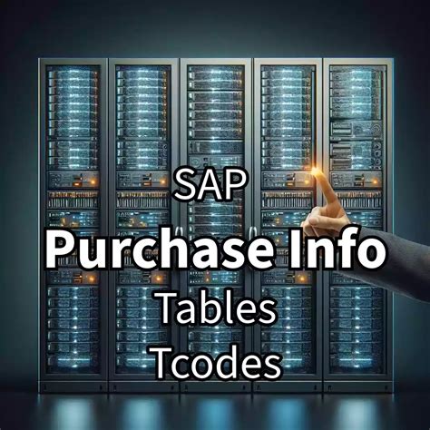 Purchasing Info Record In Sap Mm Purchase Info Tables And Tcodes