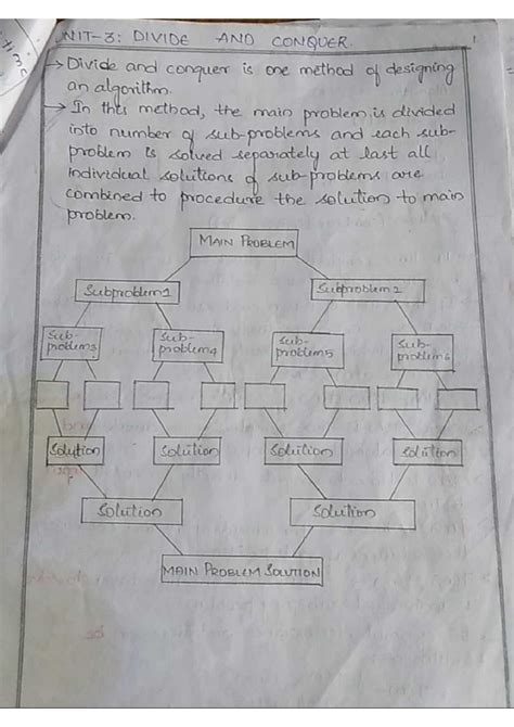 Solution Divide And Conquer In Design Analysis Of Algorithm Studypool