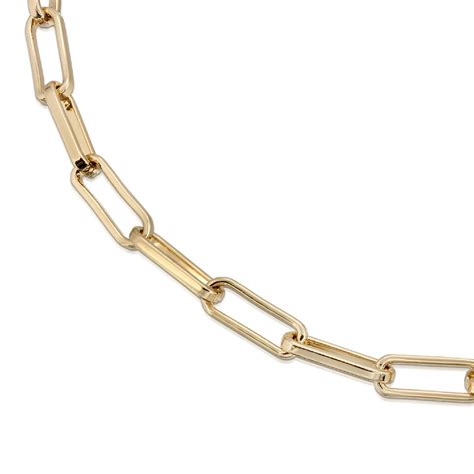 Eklexic Elongated Link Chain Necklace Desires By Mikolay