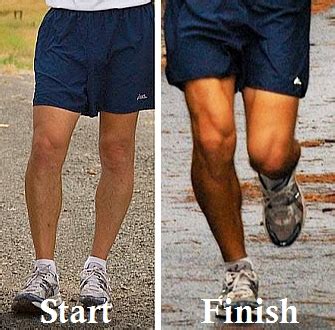 Running Before And After Legs